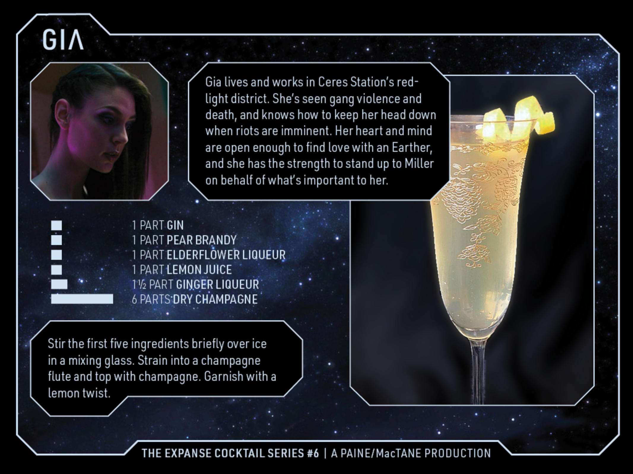 Gia | The Expanse Cocktails Project