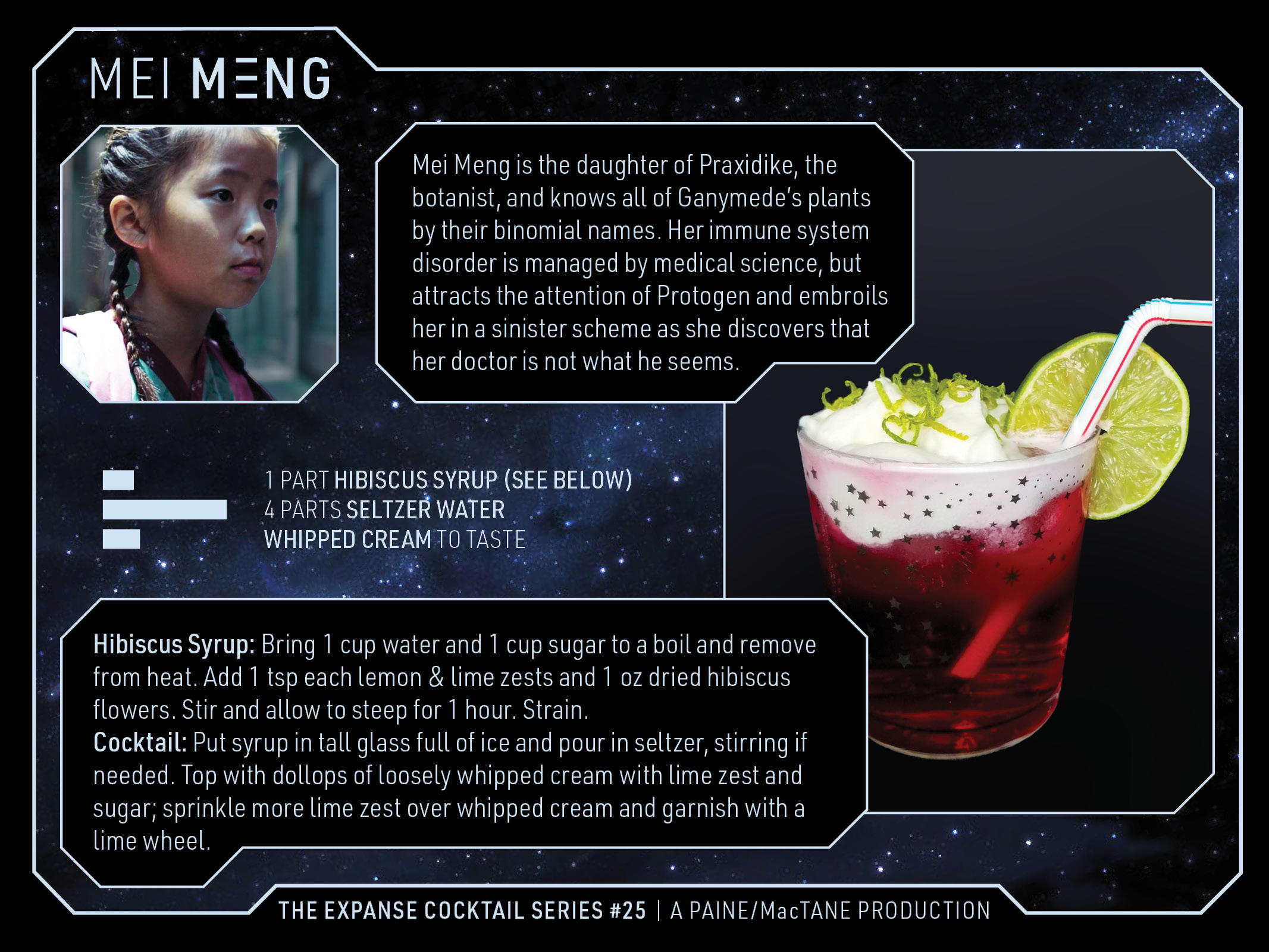 Mei Meng | The Expanse Cocktails Project
