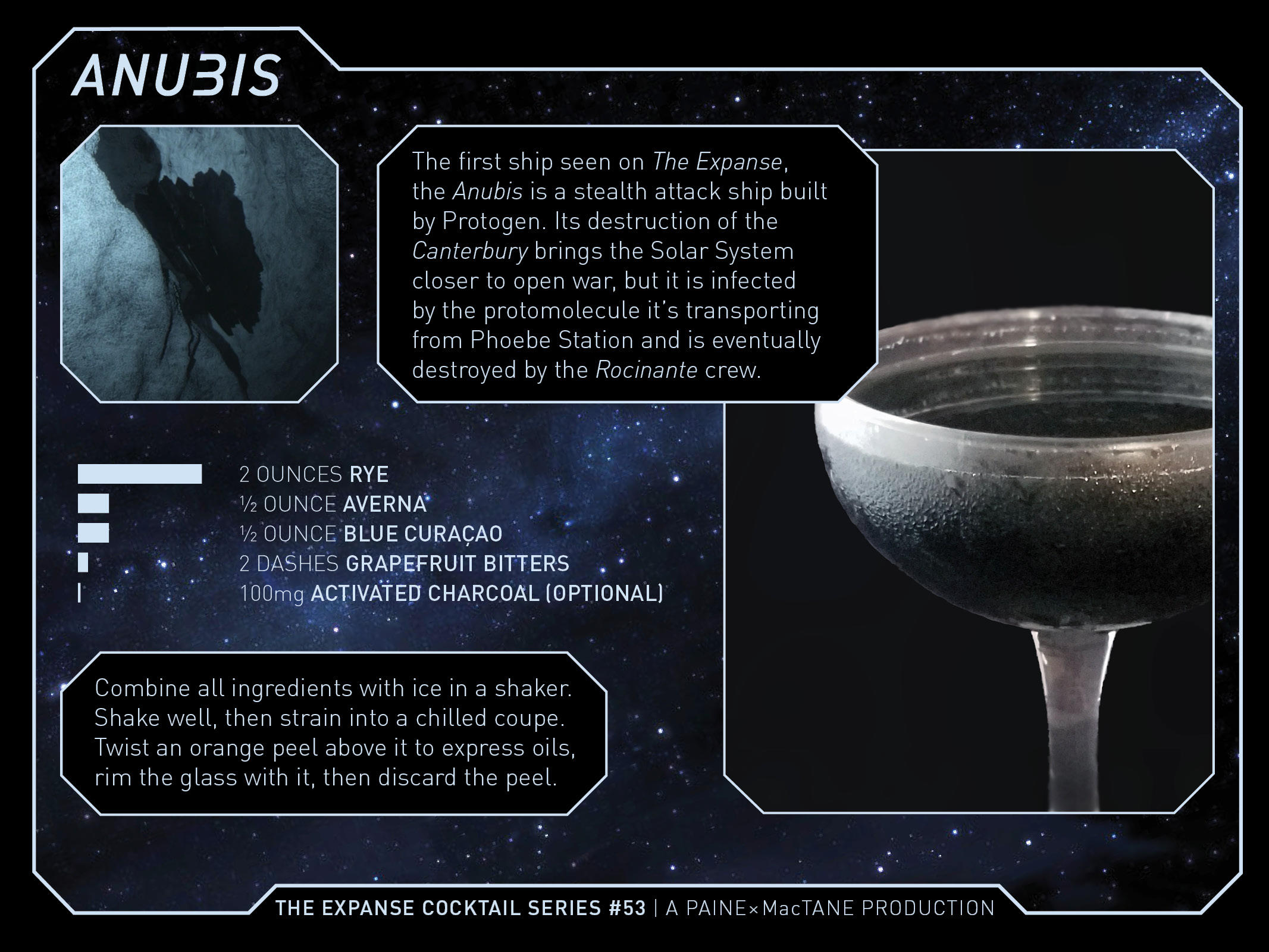 Anubis | The Expanse Cocktails Project