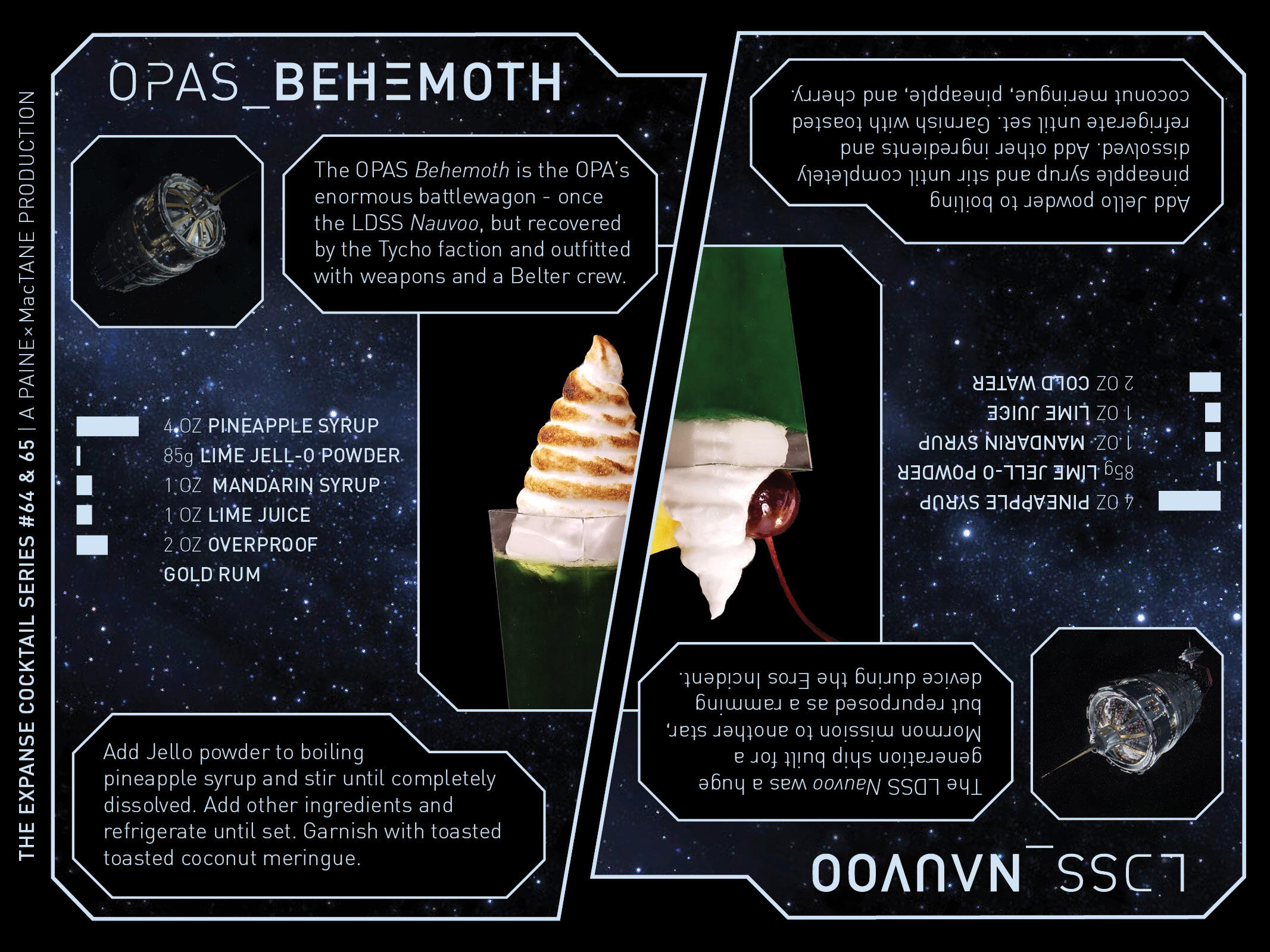 OPAS Behemoth | The Expanse Cocktails Project
