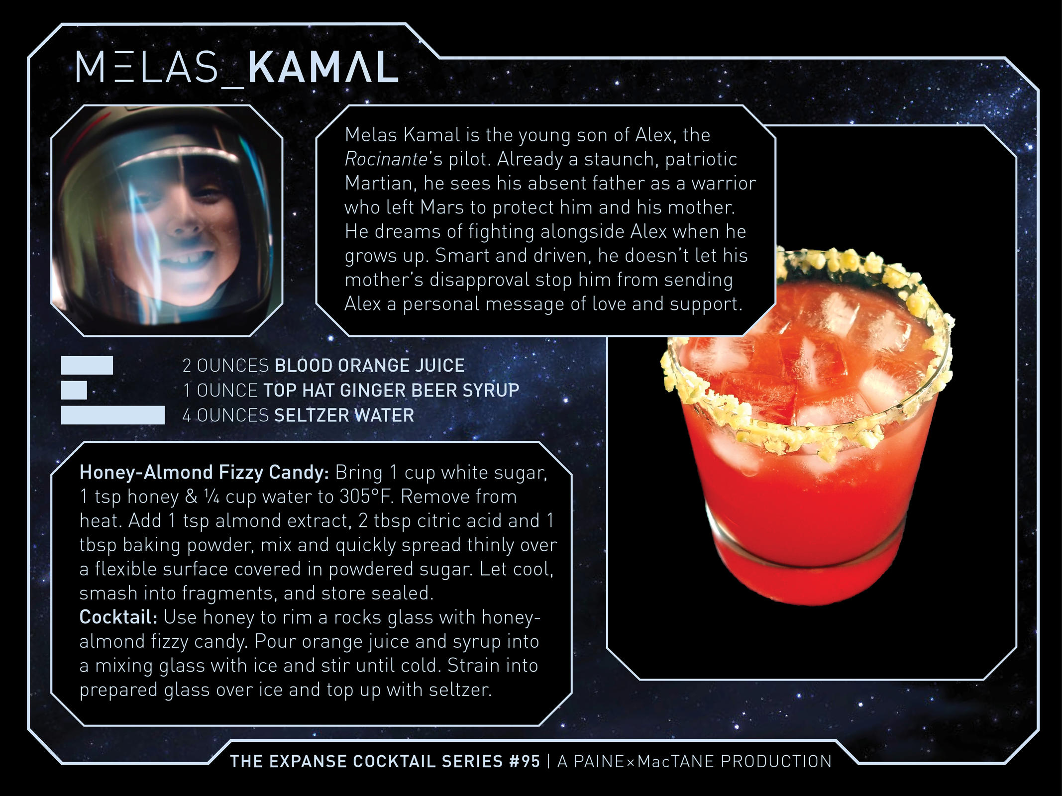 Melas Kamal | The Expanse Cocktails Project