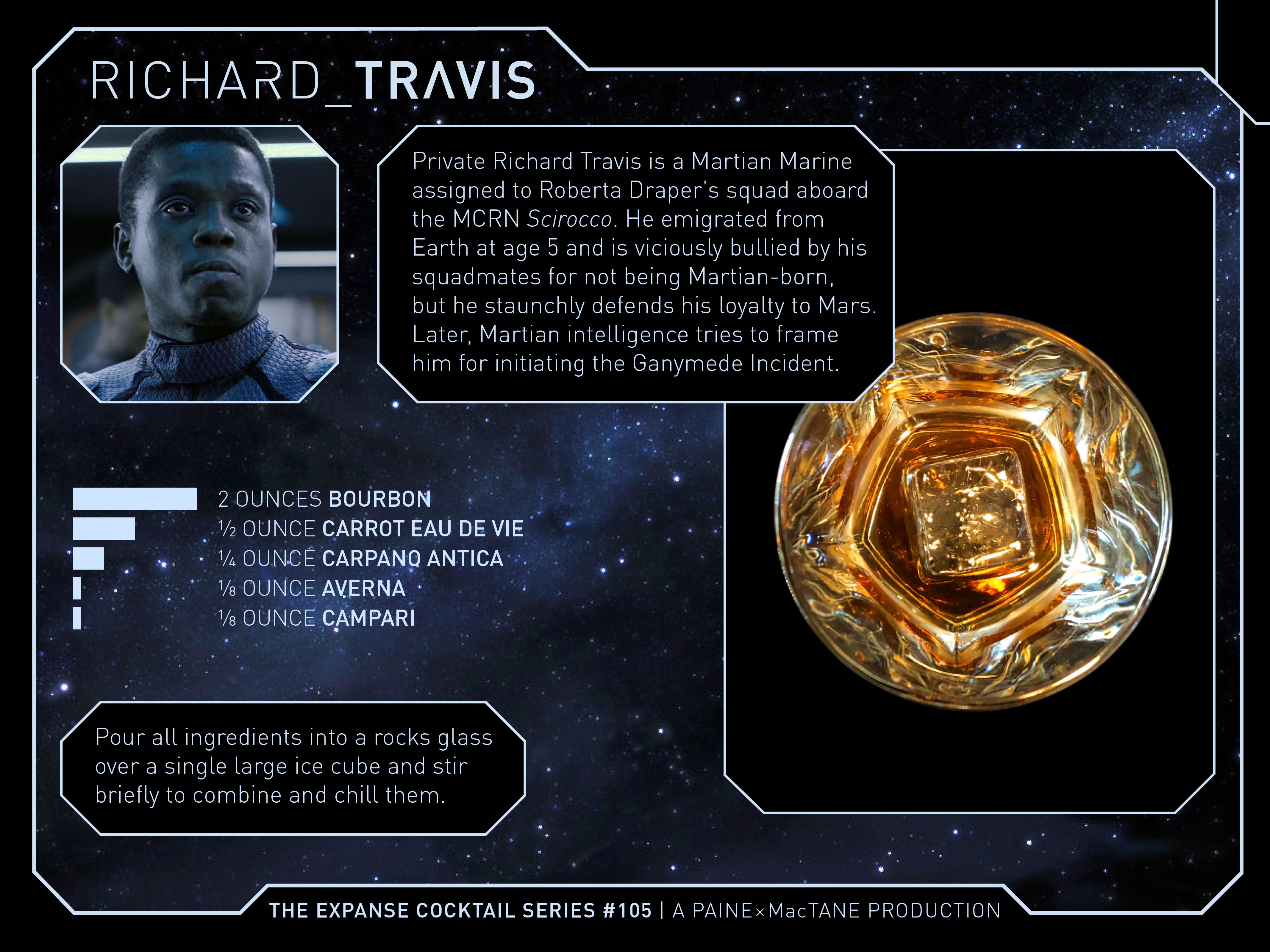 Richard Travis | The Expanse Cocktails Project